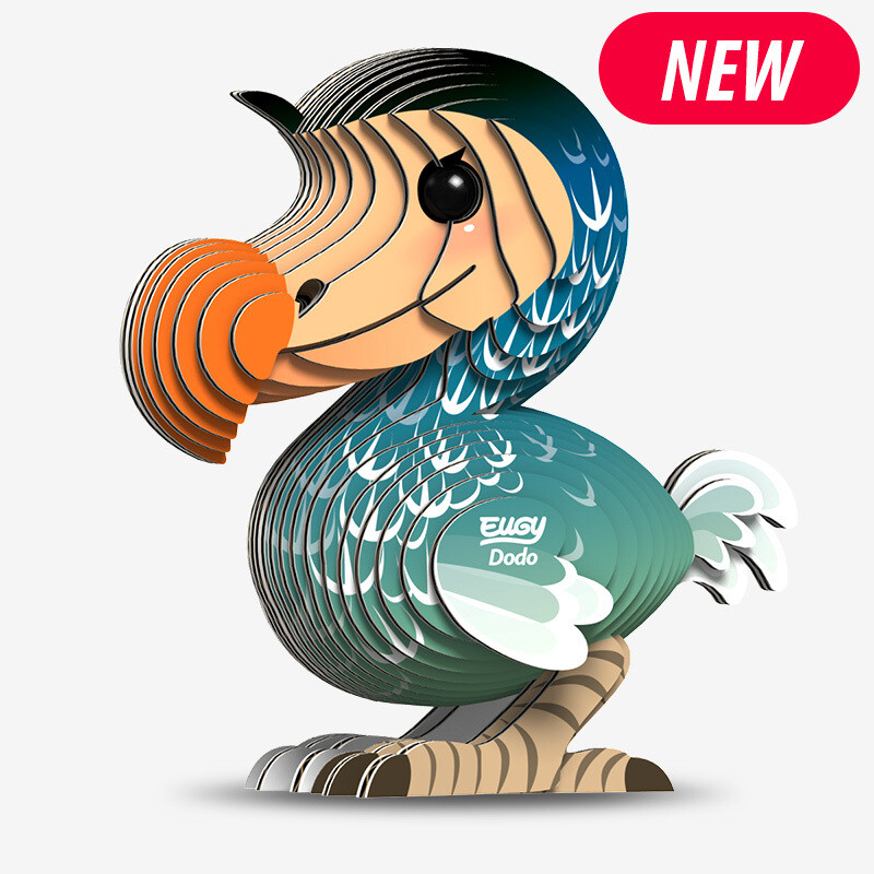 Eugy - Animal en 3D à monter soi-même - carton biodégradable - Dodo ...