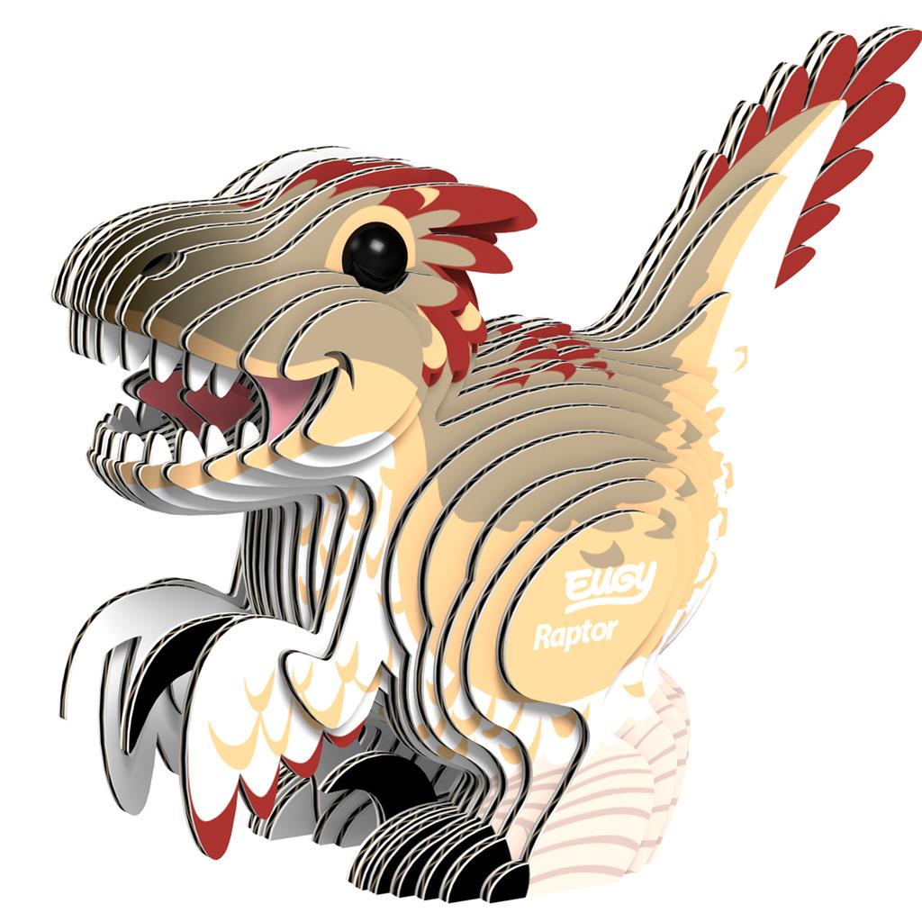 Eugy - Animal en 3D à monter soi-même - carton biodégradable - Raptor ...